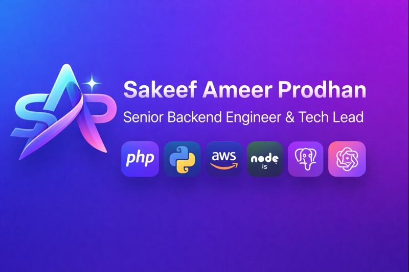 Sakeef Ameer Prodhan | Software Engineer Seeking Senior Leadership ...